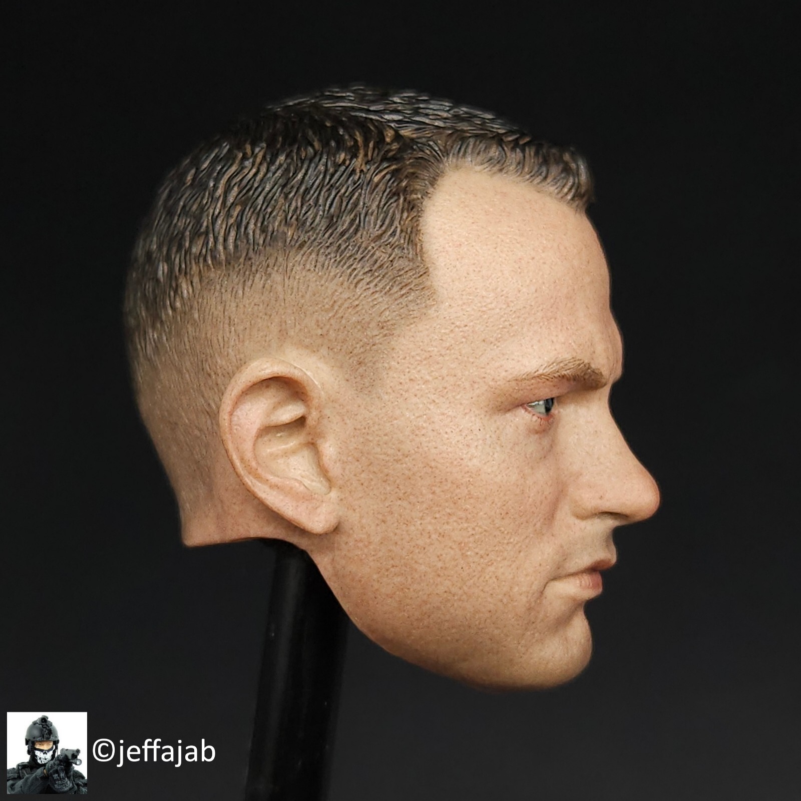 1:6 scale DJ Custom Forrest Gump in Vietnam Male Head Sculpt for 12 ...