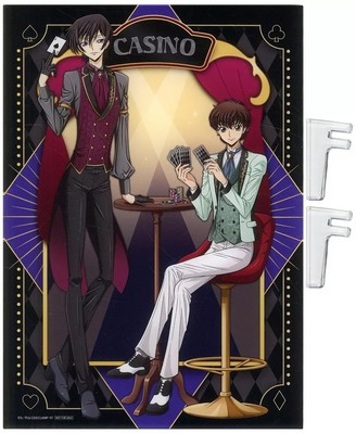 Code Geass A4 Acrylic Panel Lelouch & Suzaku Used Display Collectible ...