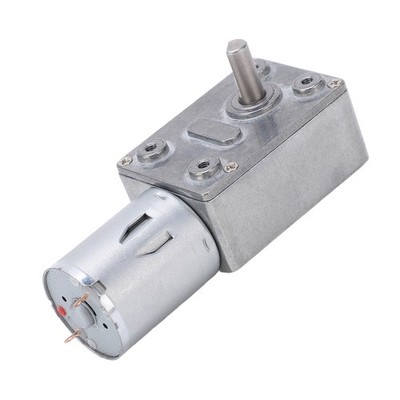 Reversible High Torque Worm Geared Box Motor DC 12V Reduction Motor ...