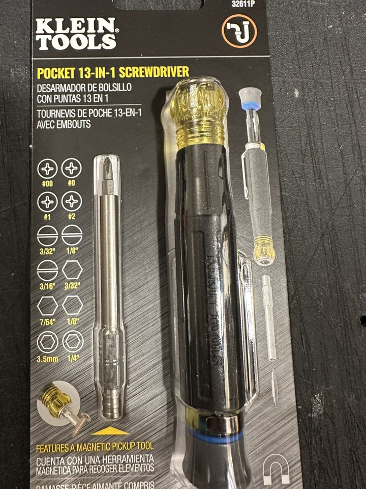 Klein Tools Pocket 13-in-1 Screwdriver 32611P | eBay