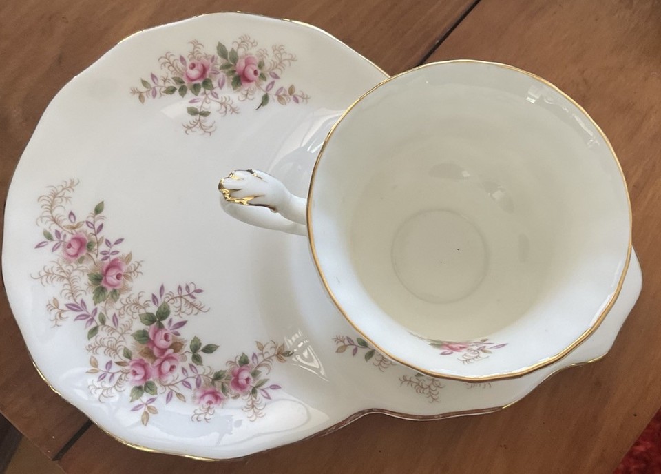 Royal Albert Lavender Rose Tennis Set, Fine Bone China Made In UK ...