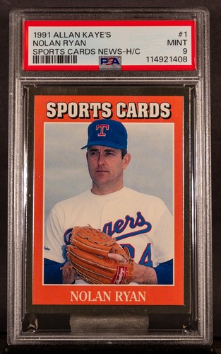 114921408 Nolan Ryan 1991 Allan Kaye's 1 Sports Cards News H/C PSA 9 | eBay