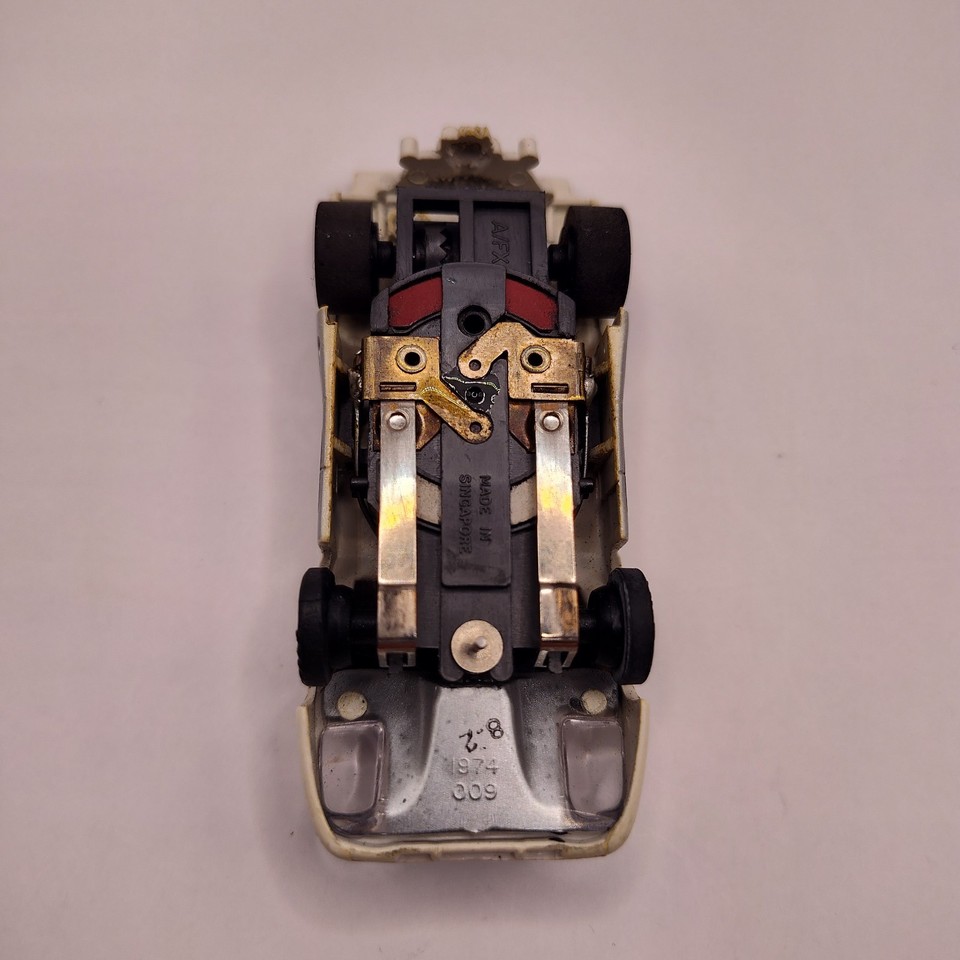Faller AMS Aurora AFX Ho Slot Car 5606 White #2 Ferrari 512M Lighted ...
