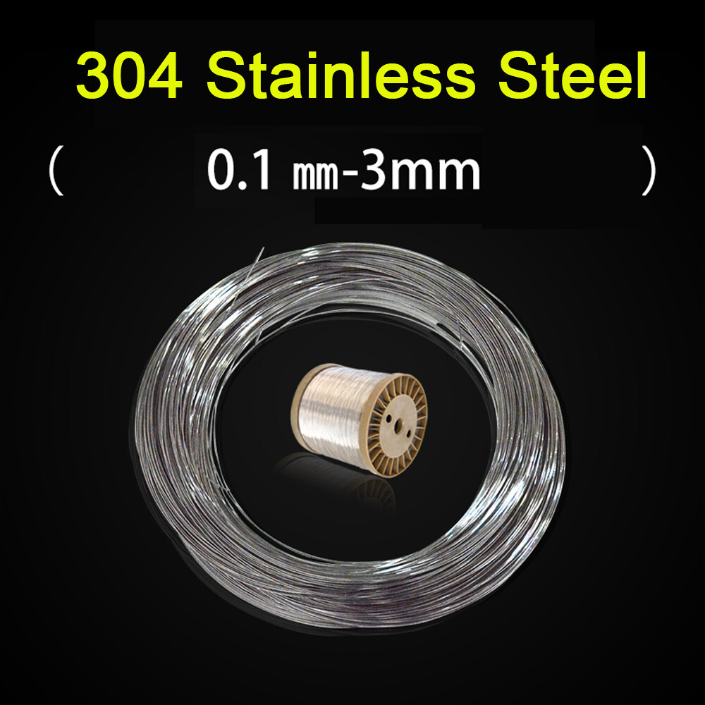 Stainless Steel Bright Wire Single Soft / Hard Wires 0.1mm/0.2/0.3/0.5 ...