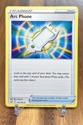 Arc Phone 152/196 Non Holo Lost Origin Trainer Item Pokemon Card NM | eBay