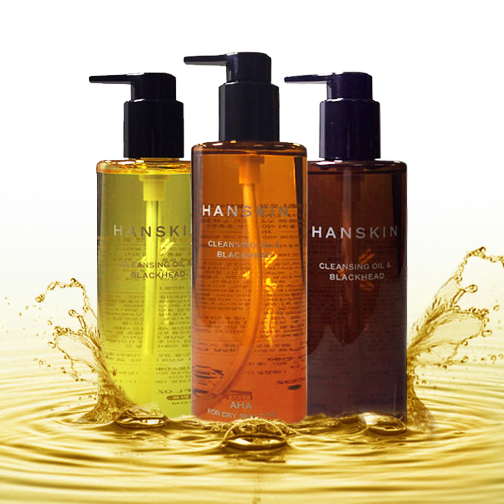 HANSKIN Cleansing Oil & Black Head BHA 10OZ For Oily Skin Care Refresh ...