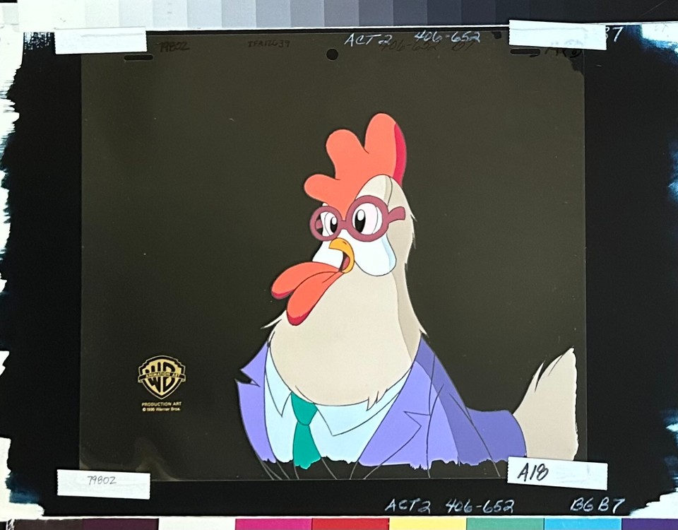 CHICKEN BOO rare ANIMANIACS cel A18 Warners 65th Anniversary Special ...