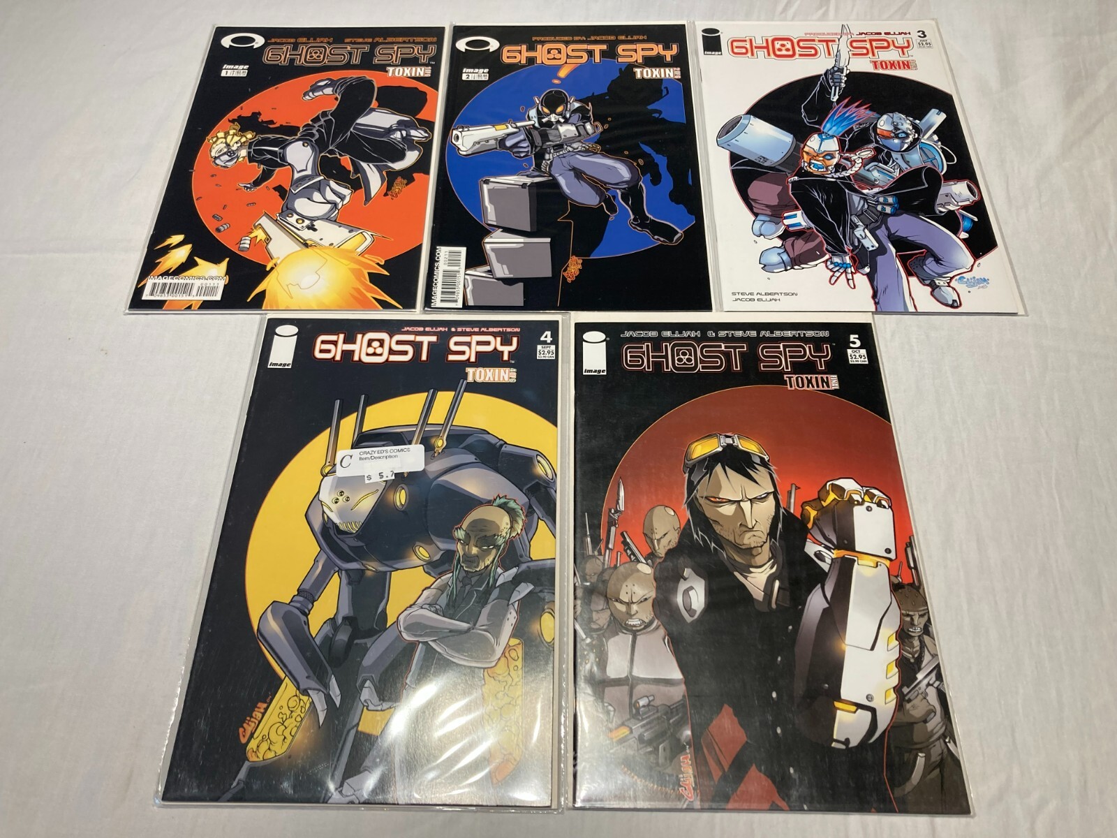 Ghost Spy 1-5 NM+ to NM 9.6 to 9.4 Complete Series Image Comics 2004 | eBay