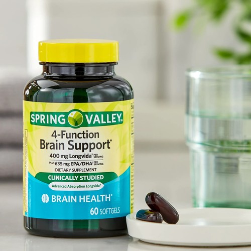 Spring Valley 4 Function Brain Support Dietary Supplement 60 Count | eBay
