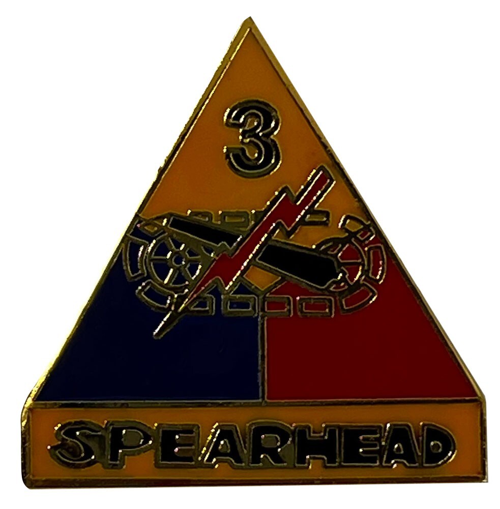 Pack of 50 3rd Armored Division Spearhead Motorcycle Hat Cap Lapel Pin ...