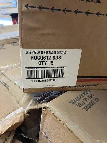 (15 Pack) Simpson Strong-Tie HUCQ612-SDS 6 x 12 Heavy Joist Hanger With ...