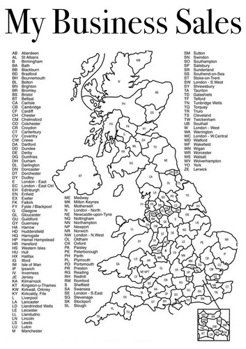 Personalised Sales Map For Your Small Business | UK Sales Map ...