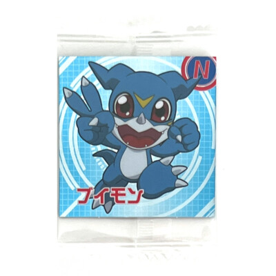 DIGIMON – Veemon V-mon Metallic Sticker N WAFER Snack BANDAI MADE IN ...