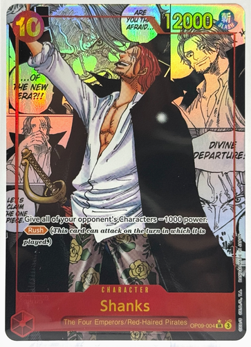 One Piece Shanks OP09 Emperors in the New World OP09-004 English Manga ...