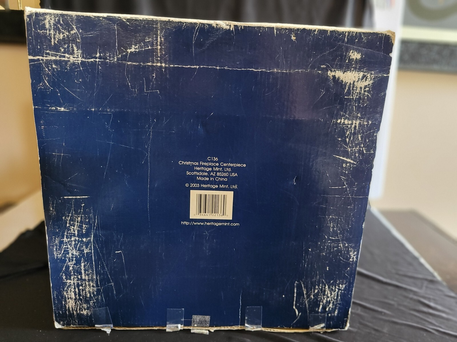 LARGE Heritage Mint Ice Sculpture Color Changing Lights Christmas ...