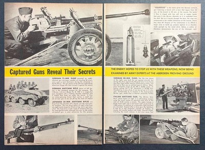Axis Weapons WWII 1943 pictorial “Captured Guns Reveal Their Secrets ...