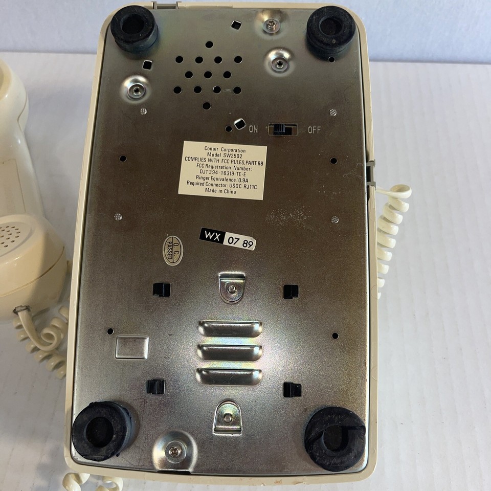 Vintage ConAir Phone touch tone phone tested working 1980’s | eBay