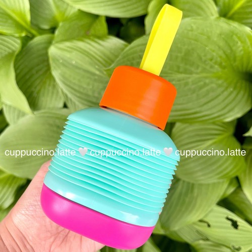 NWT Starbucks 2025 Summer Colorblock Collapsible Plastic Water Bottle ...