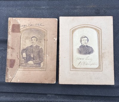 Civil War CDV Photo Album - 13 CDVs of Soldiers and Generals Id'd ...