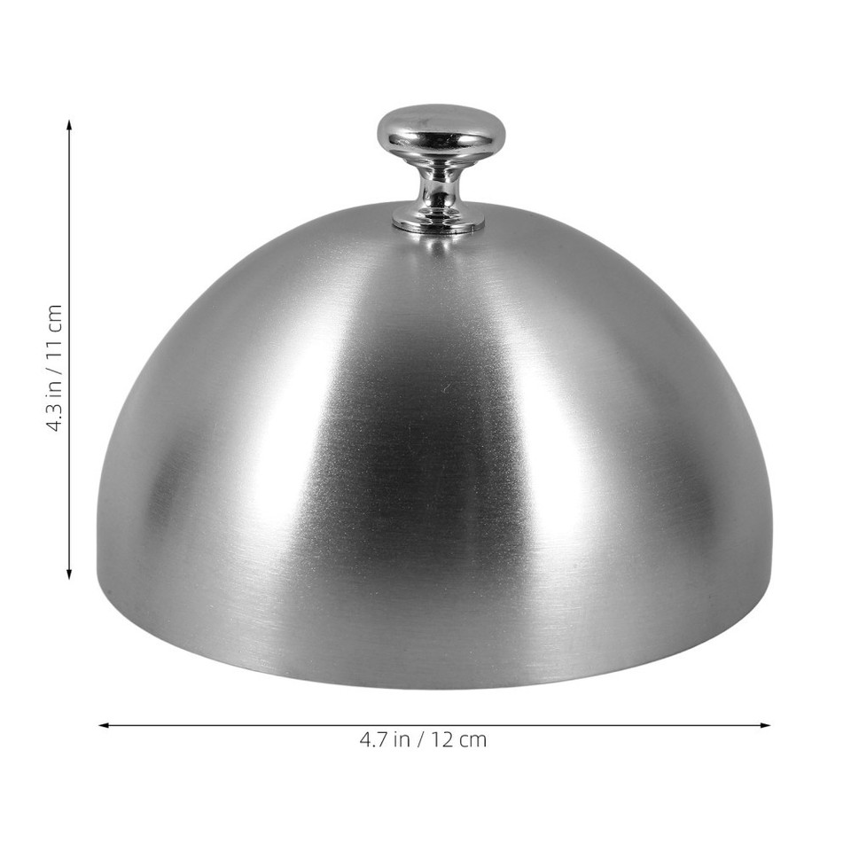 Griddle Dome Cover for Food with Stainless Steel Rim Cheese Melting ...