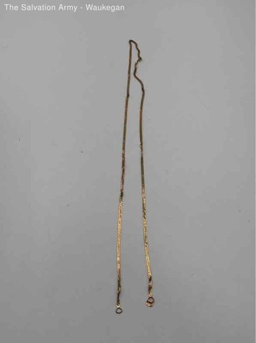 Womens 14K Gold Lightweight Classic Scrap Chain Necklace 3.49g | eBay