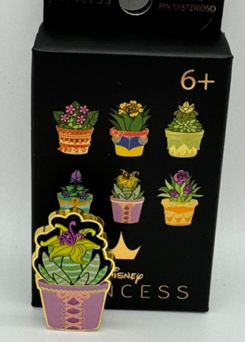 Loungefly Disney Princess Succulent Flower Pot Blind Box Pin Tangled ...