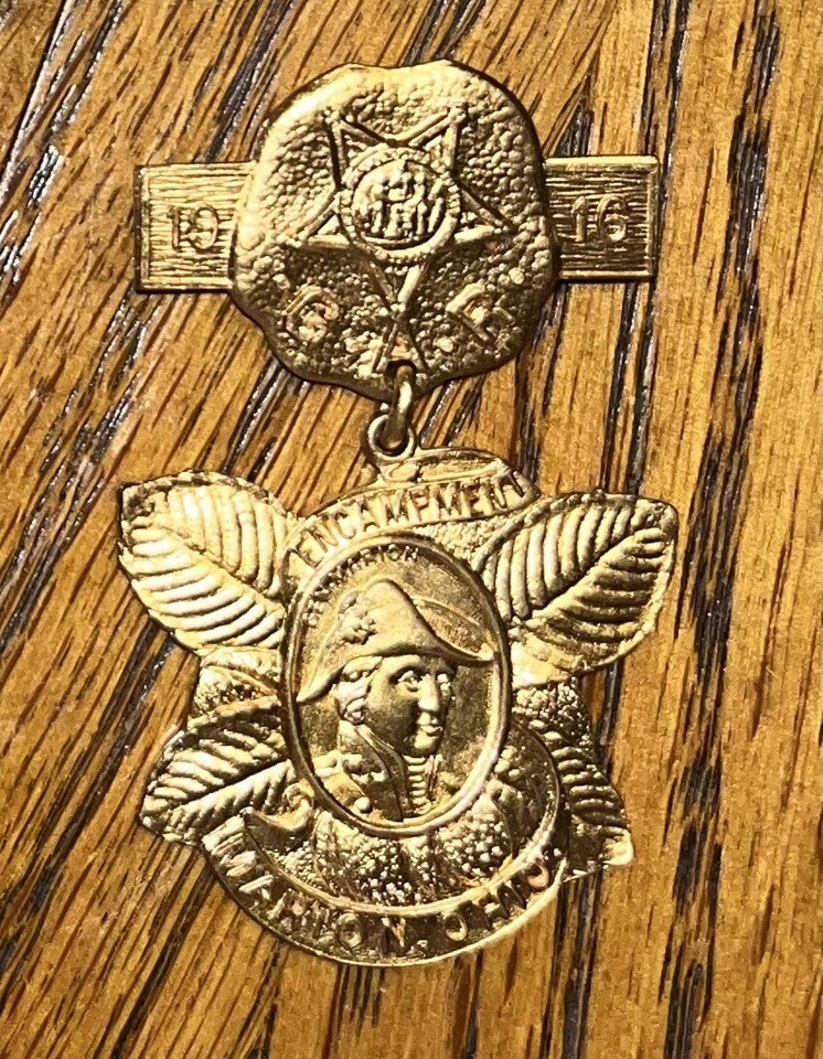 RARE 1916 G.A.R. Encampment Marion Ohio Medal Medallion OH Grand Army ...