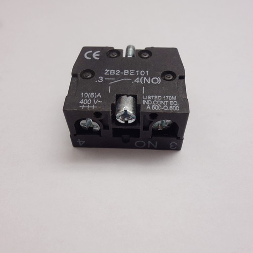 100PCS FITS ZB2-BE101 N/O NORMAL OPEN CONTACT BLOCK USE FOR XB2 Series ...