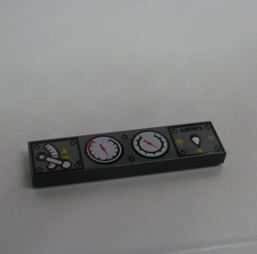 LEGO 2 Smooth Bricks Print Speedometer for e.g. Train Trains Train Cars ...