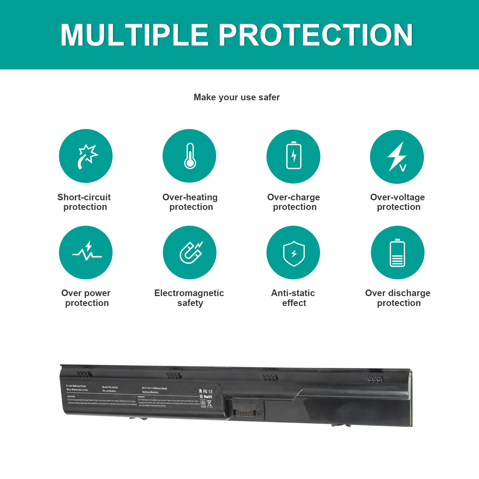 PR06 Battery for HP ProBook 4330s 4331s 4431s 4436s 4540s 5200mAh | eBay