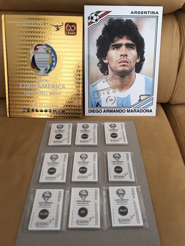 Copa America 2021 Panini Hard Cover Gold + Complete Set + Maradona | eBay