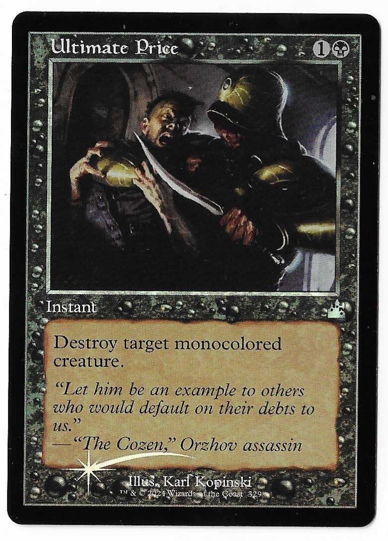 MTG Ultimate Price Retro Frame FOIL Ravnica Remastered (RVR) Magic #329 ...