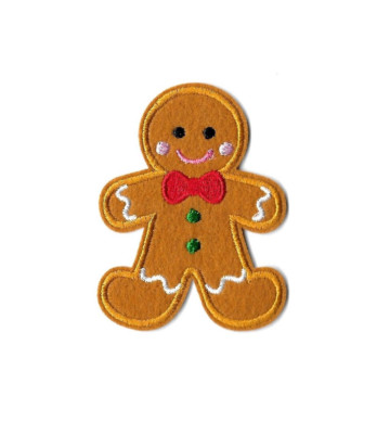 Gingerbread Man - Holiday - Cookie - Sweets & Treats - Iron On Applique ...