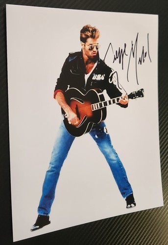 George Michael Signed 8x10 COA Autograph Photograph | eBay