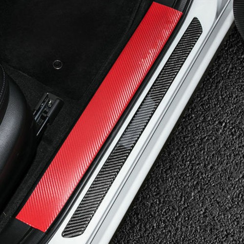 For Dodge Charger Challenger Carbon Fiber Door Scuff Sill Anti Scratch ...