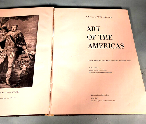 Art of the Americas Art News Annual 18th HC 1948 Illustrated Color and ...