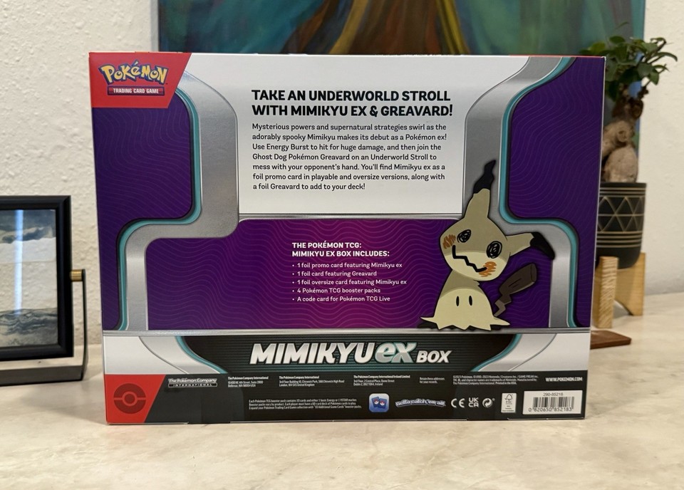 Pokemon TCG: Mimikyu Ex Box Booster Packs & Promo Card NEW SEALED | eBay