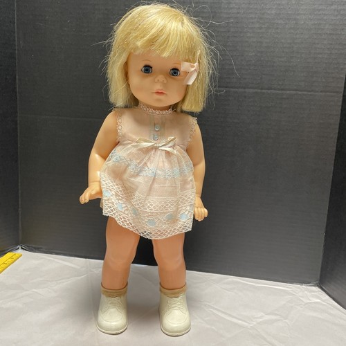 Vintage 1964 Baby First Step DOLL by Mattel All Original WORKS See ...