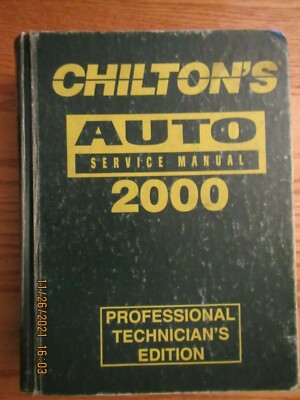 1996 - 2000 CHILTON'S AUTO SERVICE MANUAL 1997 1998 1999 SHOP BOOK ...