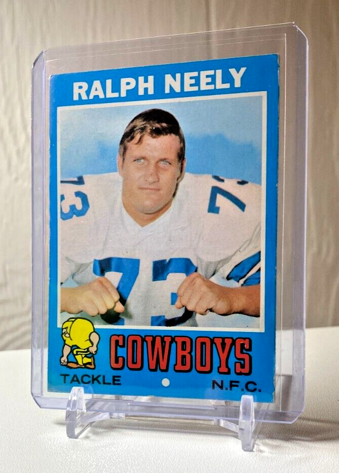Ralph Neely #89 - 1971 Topps Trading Card - Dallas Cowboys | eBay