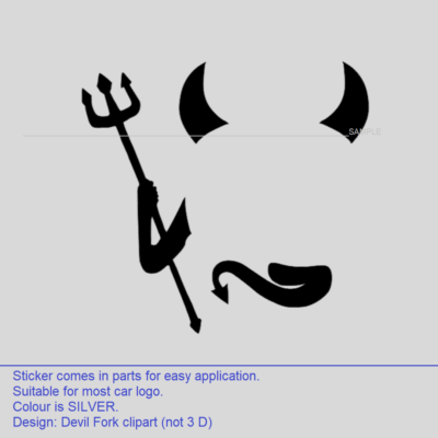 Mazda Devil Logo Car Decals Mazda Evil Devil High Quality Logo