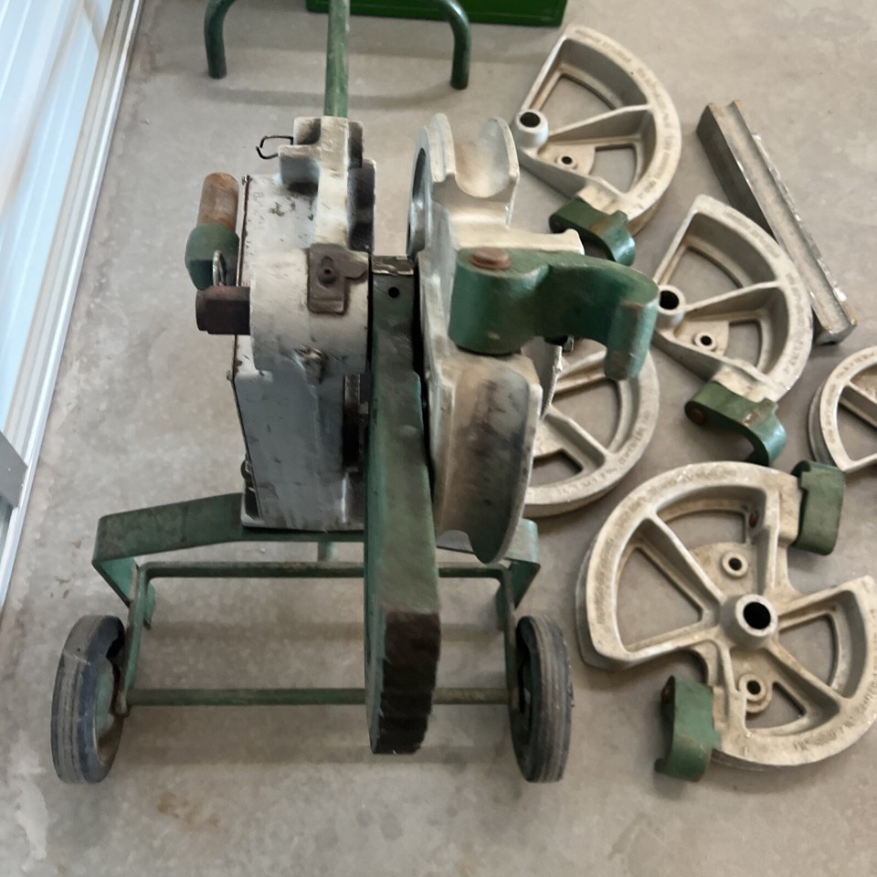 Greenlee 1818 Mechanical Chicago Pipe Bender W/6 Shoes Rigid & EMT ED4U ...