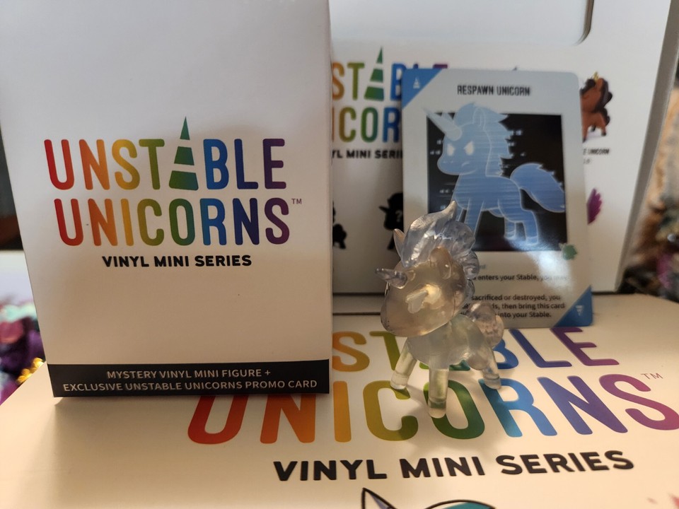 Unstable Unicorns Blind Box Vinyl Mini Figures w/ Promo Cards ...