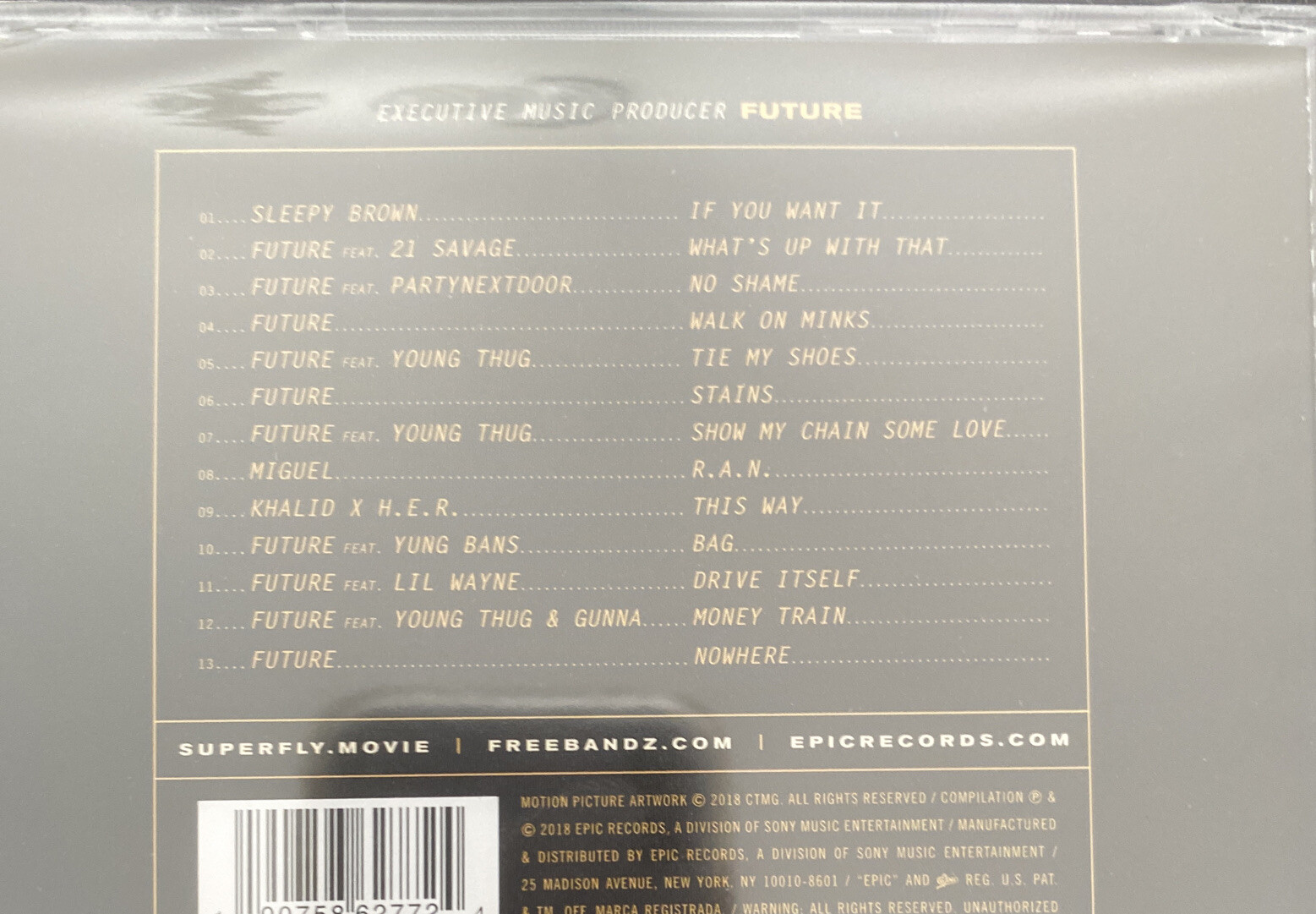 Superfly (Original Motion Picture Soundtrack) by Future / 21 Savage ...