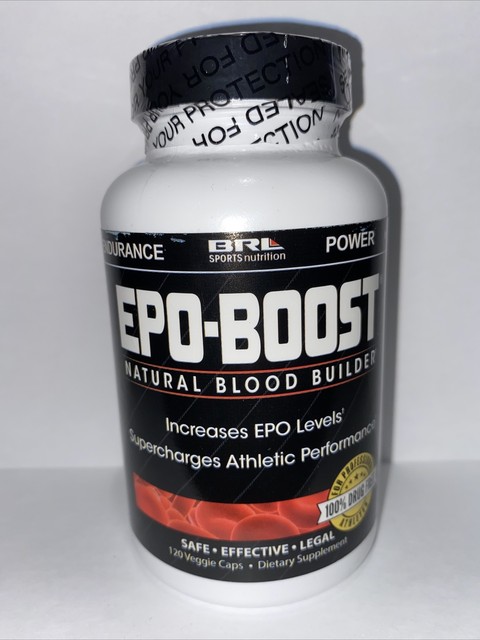 BRL Sports Nutrition EPO-BOOST Natural Blood Builder 120 Capsules for ...