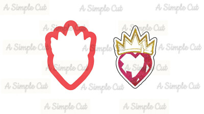 Evie Heart with Crown Cookie Cutter | eBay