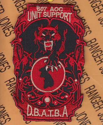 USAF Air Force 607th AOC Air Operations Center Unit Support DBATBA 4.5 ...