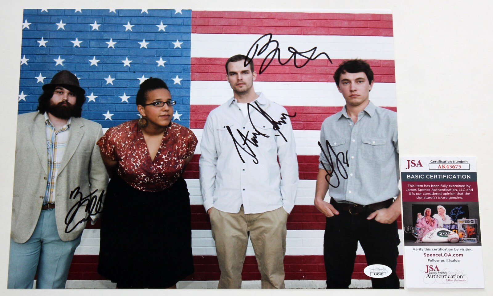 ALABAMA SHAKES BAND SIGNED 11x14 PHOTO BRITTANY HOWARD AUTOGRAPHED +JSA ...