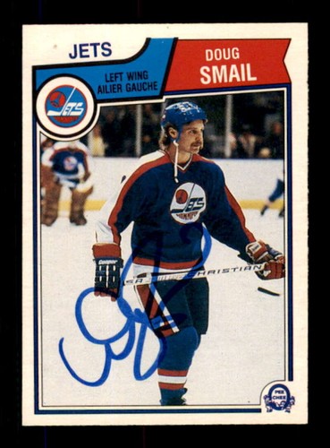 1983-84 O-Pee-Chee #390 Doug Smail AUTOGRAPHED!!! Winn Jets 541982 | eBay