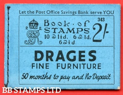 SG. BB17. " 2/- ". Edition number 343. A very fine complete example of ...